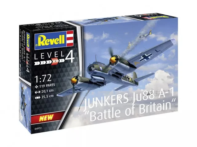 MODEL PLASTIKOWY JUNKERS Ju88 A-1 Battle of Britain Revell £28.41 ...
