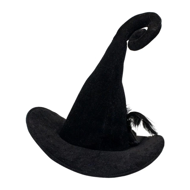 POINTED TOP WITCH Hats Witches Wizard Wide Brim for Cosplay Party ...