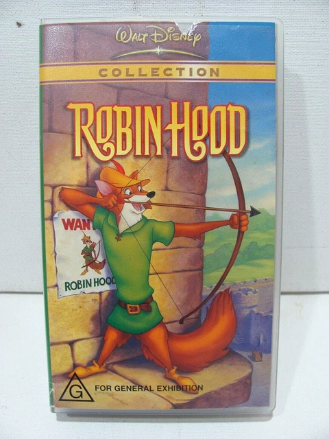 ROBIN HOOD - Collection - Walt Disney VHS Video Tape PAL Classic ...