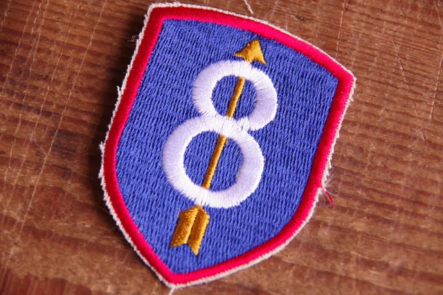 8TH INFANTRY DIVISION Patch TYPE 7 Miss Drop 44 Patch King £5.43 ...