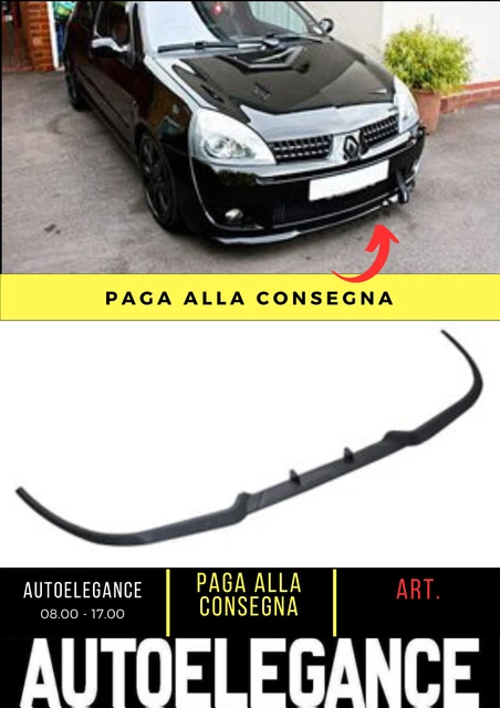 SPLITTER AVANT ADAPTÉ Pour Renault Clio Mk2 Mk3 EUR 178,89 - PicClick FR