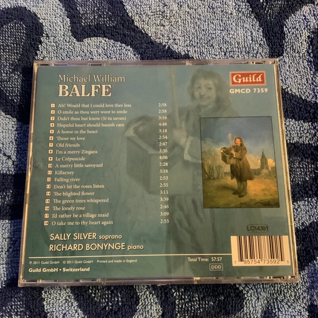 SALLY SILVER MICHAEL William Balfe: Canciones Y Baladas Redescubiertas ...