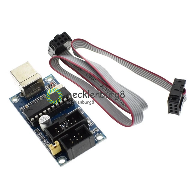 USBTINYISP USBTINY ISP Programmer for Arduino Bootloader AVR USB Cable ...