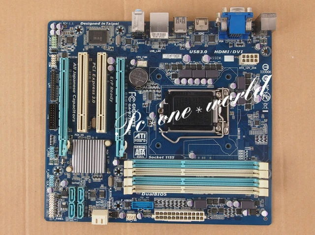 GIGABYTE GA-B75M-D3H MOTHERBOARD Socket 1155 DDR3 Intel B75 Express 100 ...