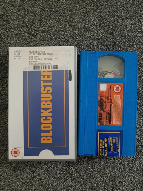 BLOCKBUSTER VIDEO VHS, the butterfly effect. vhs £22.00 - PicClick UK