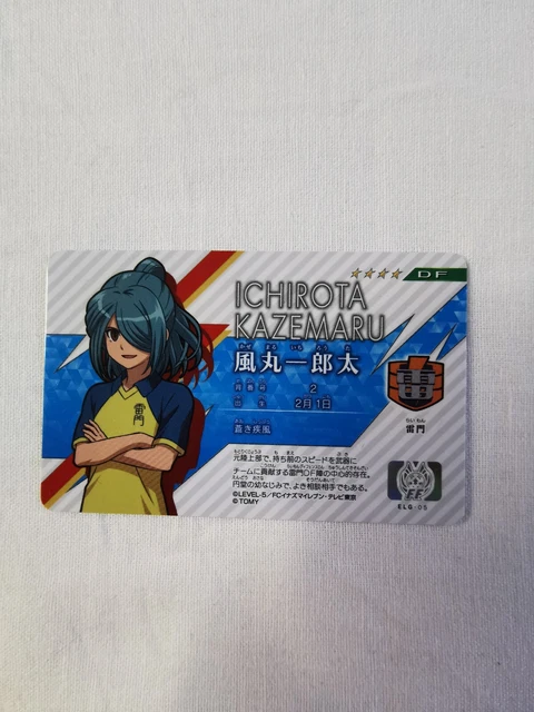 CARTE INAZUMA ELEVEN License Japanese card Ichirota Kazemaru Holo TOMY ...