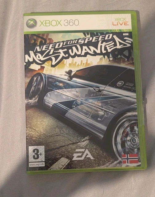 XBOX 360 NEED for Speed: Most Wanted - MINT CONDITION - NORWEGIAN - PAL ...
