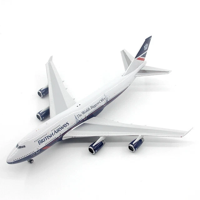 PHOENIX BRITISH AIRWAYS for Boeing 747-400 G-BNLC 1:400 plane Pre-built ...
