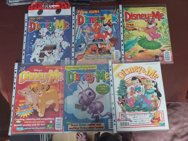 DISNEY & ME magazine issue 10, 102, 128, 153, 176, & 190 in near mint ...