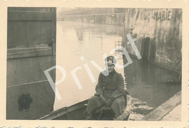 FOTO WK II Wehrmacht Leutnant Jäger Strasbourg Rhein Frankreich France ...