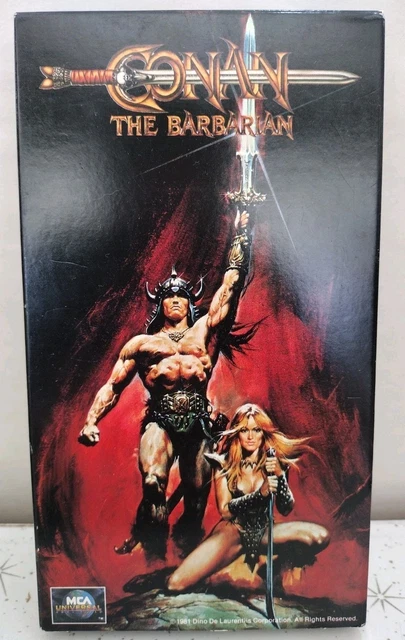 CONAN THE BARBARIAN (VHS) 1981/1990. 77010 Arnold Schwarzenegger good condition £13.12 - PicClick UK