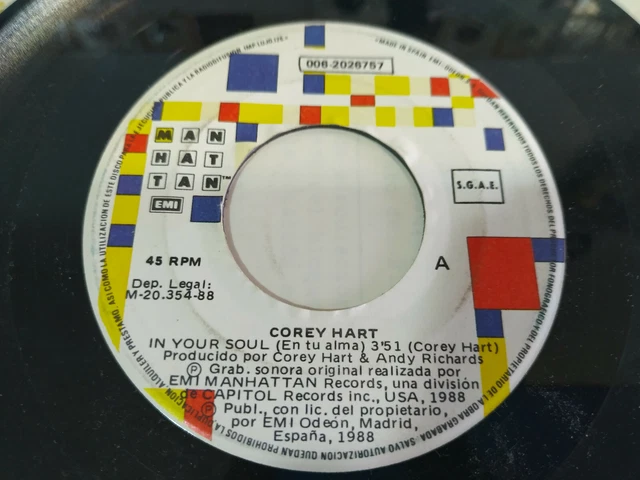 COREY HEART IN Your Soul Chippin Away 1988 Spain - Single Vinilo 7" VG ...