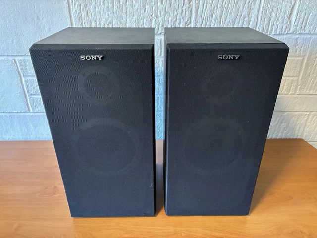 SONY SS-E34 VINTAGE 1980s Stereo Speakers 30W 8ohm tested working ...