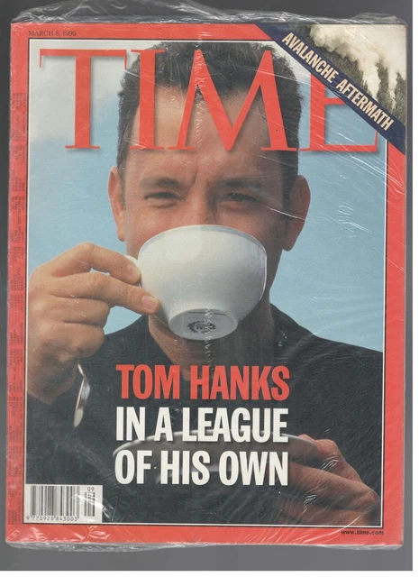 TIME MAGAZINE MARCH 8, 1999 Tom Hanks En A League Of His Own Nouveau ...