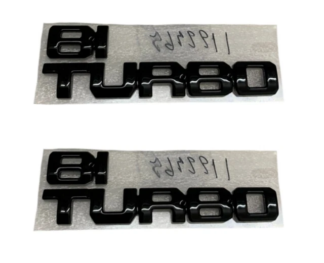 GENUINE FORD RANGER & Everest Black "Bi-Turbo" Badges For Fender Vents ...