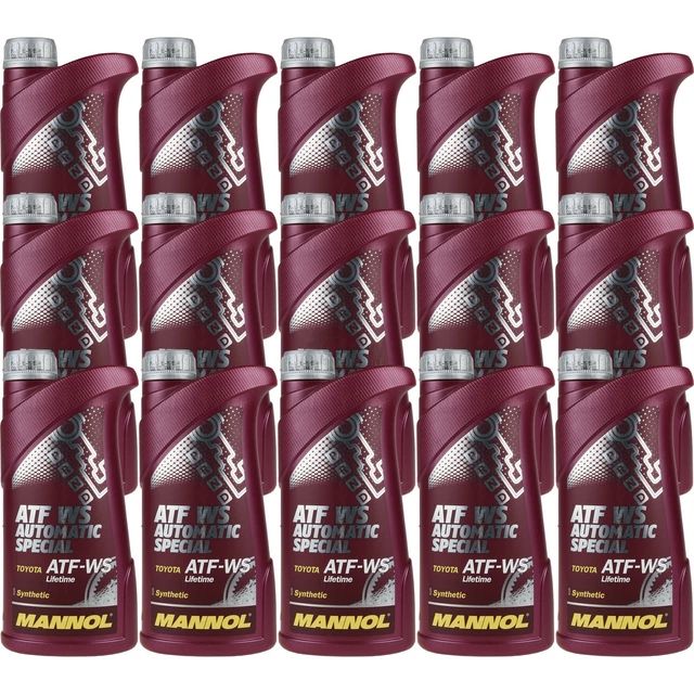 15X1 LITRE ORIGINAL MANNOL Atf Ws Automatic Special Transmission Fluid Gear Oil $185.06 ...