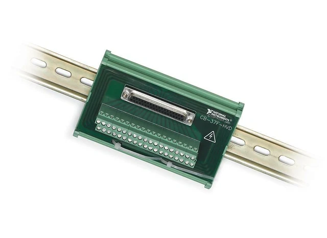 NATIONAL INSTRUMENTS 37-PIN Terminal Block DIN rail compatible CB-37FH ...