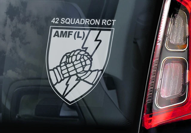 42 SQUADRON RCT Car Sticker, Royal Corps Transport Military Army Window ...