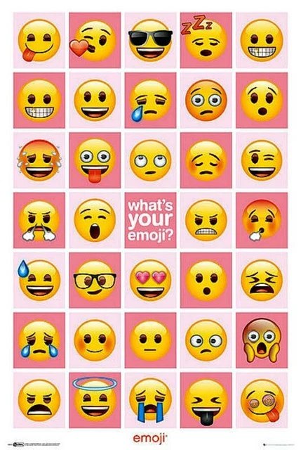 KNOW YOUR EMOJI - Maxi Poster 61cm x 91.5cm new and sealed £7.99 ...