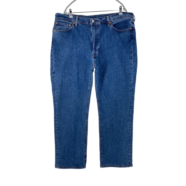 LEVI'S PREMIUM 514 Bleu Standard Jeans Coupe Droite W40 L30 EUR 27,24 - PicClick FR