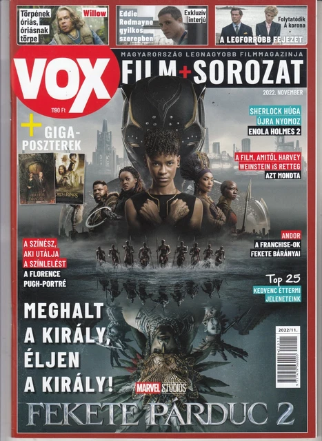 BLACK PANTHER, WILLOW, BOBBY MILLIE BROWN, FLORENCE PUGH Hungarian ...