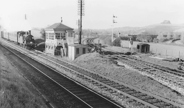 BLACK & WHITE Darkroom Photo Shawford Junction Signal Box ( Dnsr To The ...