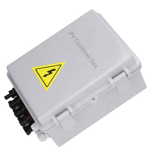PV COMBINER BOX 4 String Solar Combiner Box With 15A Rated Current Fuse ...