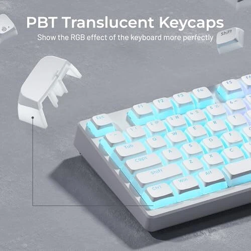 XVX PUDDING KEYCAPS - 117-Key XDA Profile Translucent Shine Through PBT ...
