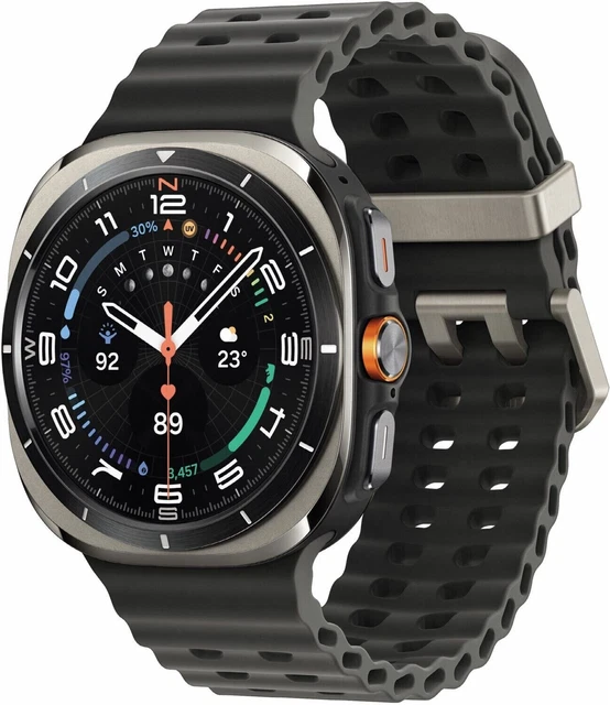 SAMSUNG GALAXY WATCH Ultra LTE 47mm SM-L705 Smartwatch Titanium Silver ...
