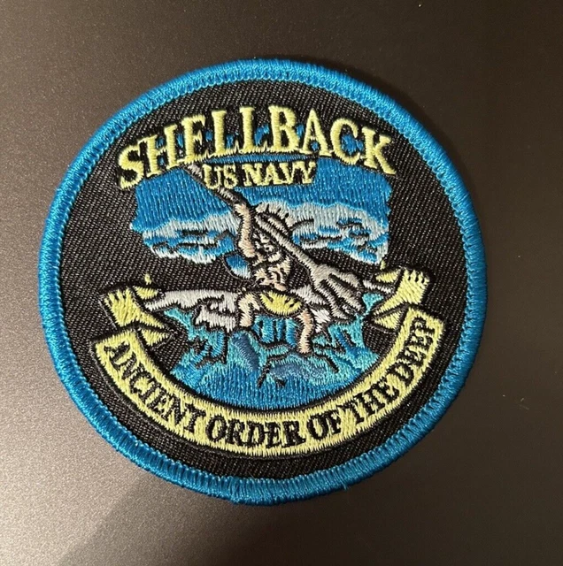 SHELLBACK, U S Navy "Ancient Order Of The Deep" Patch 3" $10.00 - PicClick