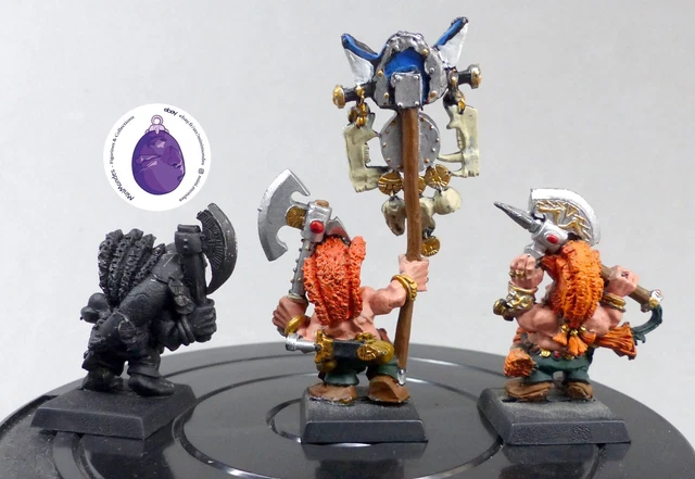 WARHAMMER AOS, DWARF Nain, Command, Dragon Banner, Slayer, Tueur, Demon, Troll EUR 45,00 ...