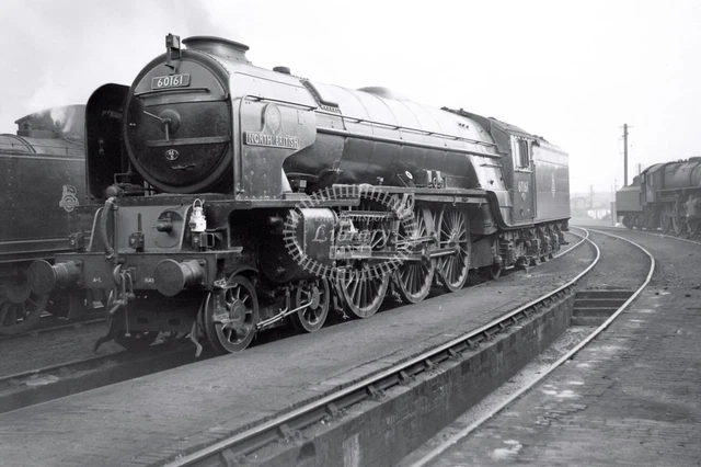 PHOTO BR British Railways Steam Locomotive Class A1 60161 at Haymarket ...