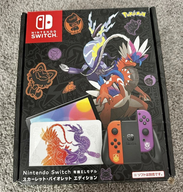 NINTENDO SWITCH OLED Model Pokémon Scarlet and Violet Console Bundle-JP ...