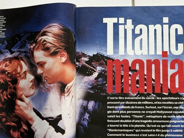 VSD MAGAZINE N° 1075 avril 1998 Titanic mania Cameron DiCaprio Winslet ...