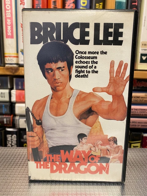 THE WAY OF THE DRAGON BRUCE LEE RARE pre cert RANK VHS video Ex Rental ...
