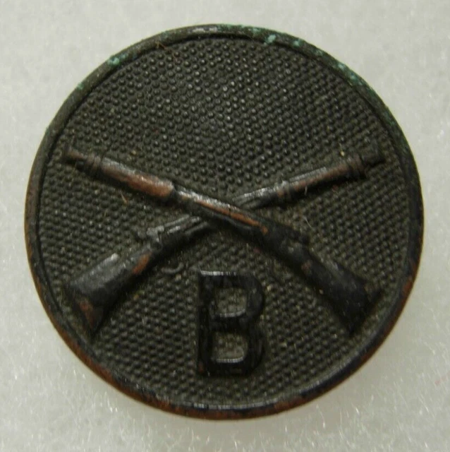 WW1 US ARMY Infantry Corps "B" Co Enlisted Collar Disk - SB £31.42 ...