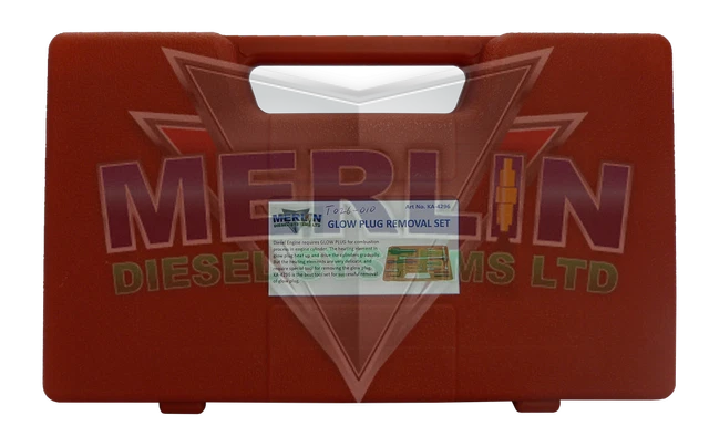 MERLIN DIESEL T026-010 Glow Plug Extractor Kit Safe and Easy Removal 16 ...