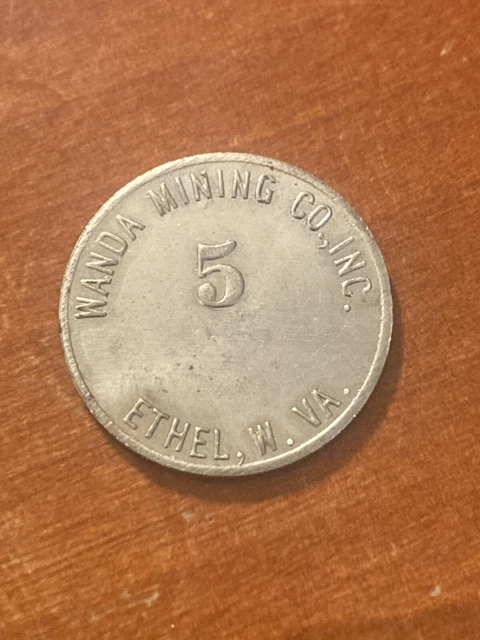 ETHEL WEST VIRGINIA Trade Token Wanda Mining Co. Inc. coal scrip MP £2. ...