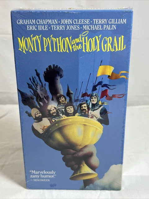 MONTY PYTHON AND the Holy Grail VHS John Cleese, Ripped Plastic $6.80 ...