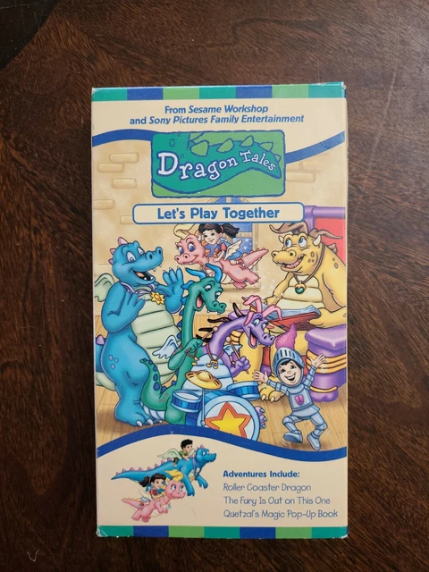 VHS ~DRAGON TALES - Let's Play Together ~Sesame Workshop Sony Pictures ...