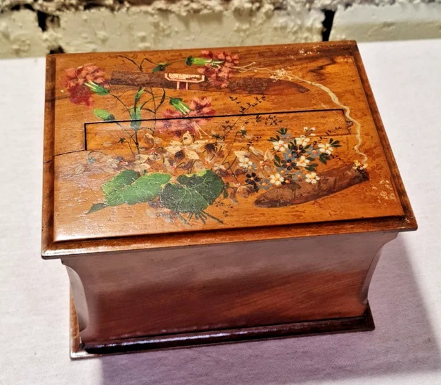 ANCIENNE BOITE A Cigares En Bois EUR 30,00 - PicClick FR