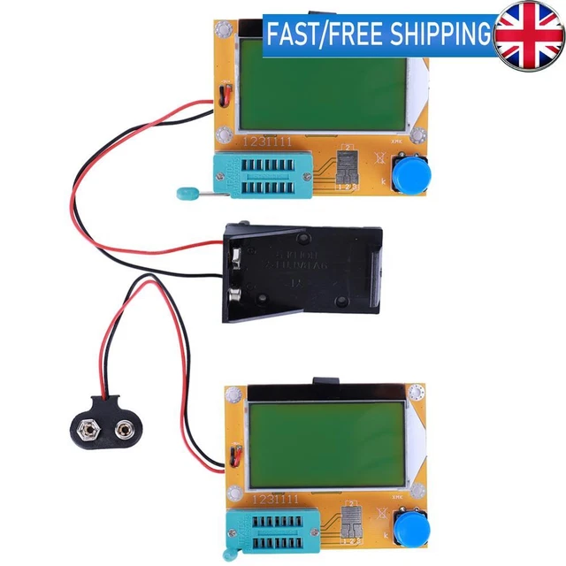 LCR-T4 ESR METER Transistor Tester Diode Triode Capacitor Resistor Test ...