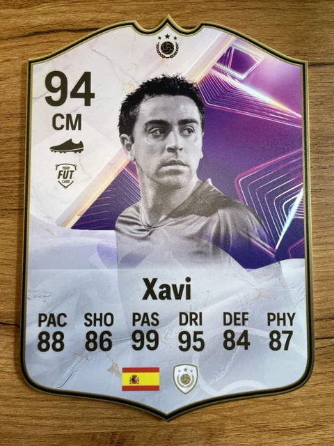 XAVI BARCELONA FIFA 2025 FUT Card Spain Size A5 £21.47 - PicClick UK