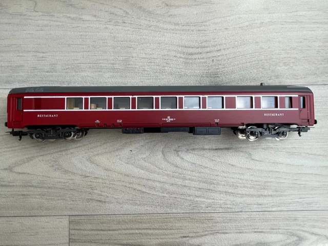 LIMA SNCF CAPITOLE Livery Red Maroon Restaurant Car 518788 80002 Diner ...