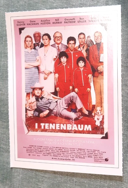 I TENENBAUM (GENE HACKMAN / BEN STILLER) - LOCANDINA CIAK ORIGINALE (15 ...