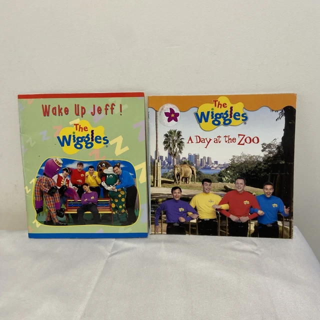 THE WIGGLES A Day At The Zoo 2004 Wake Up Jeff! 2000 Greg, Jeff, Murray ...