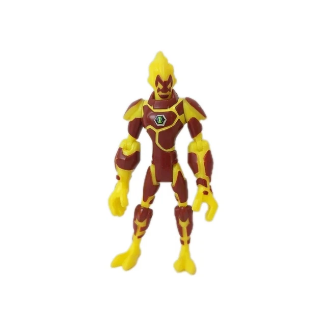 RARE BEN 10 OMNIVERSE HEATBLAST Action Figure 4" Bandai 2012 Cartoon ...