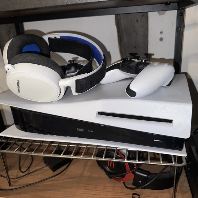 SONY PS5 PLAYSTATION 5 Disc Console Inc Two Controllers, Steelseries 7P ...