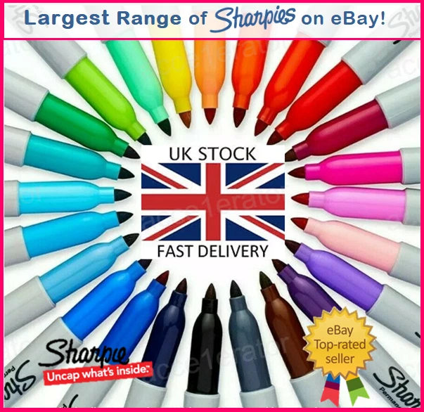 MIX &MATCH ANY SHARPIES Fine & Ultra Fine Tip metallic neon Permanent ...