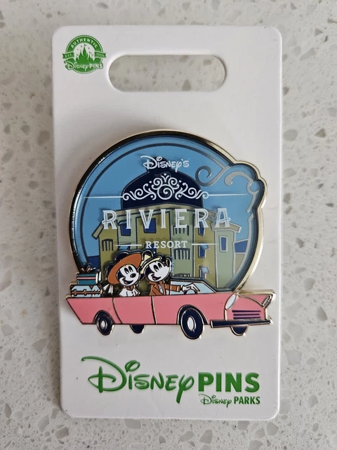 2023 DISNEY PARKS Riviera Resort Mickey & Minnie Mouse In Car OE Pin ...